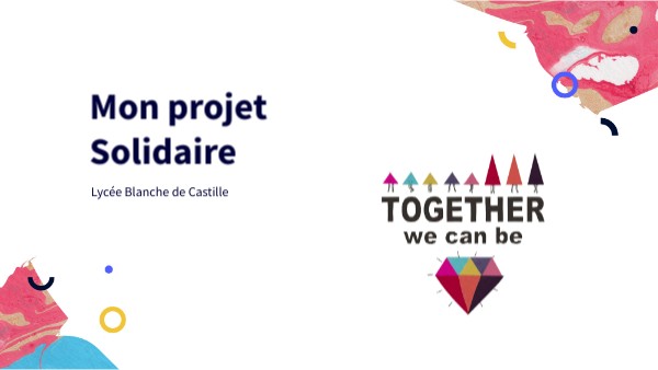 Projet solidaire | Genially