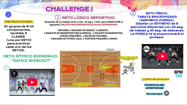 CHALLENGE 1º BACHILLERATO | Genially