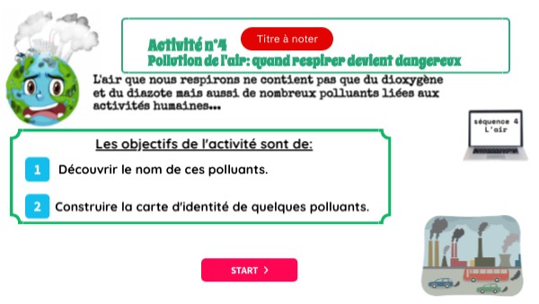 4ème Activité 5 pollution de l'air | Genially