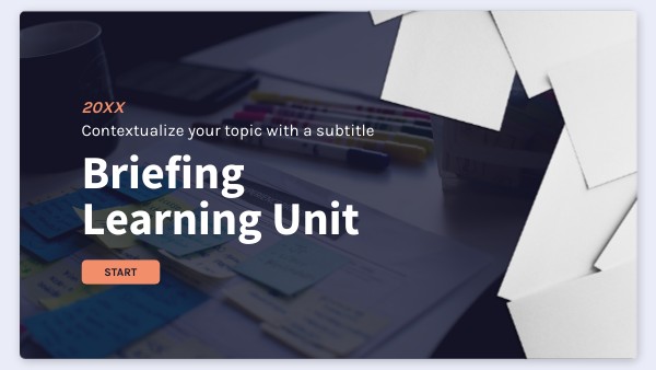 BRIEFING LEARNING UNIT
