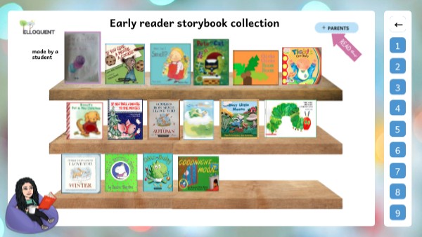 ELLoquent: Early reader storybook library