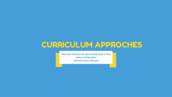 Curriculum approaches | Genially