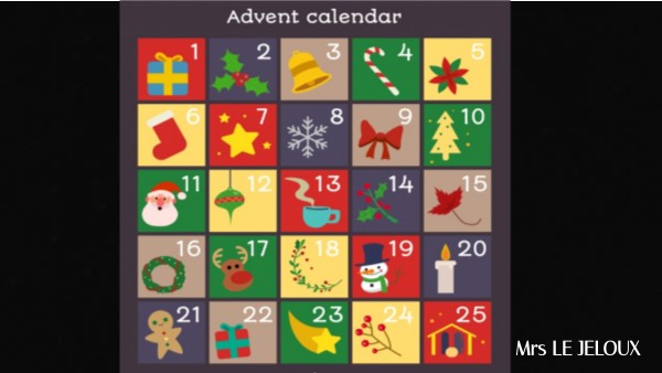 Advent calendar | Genially