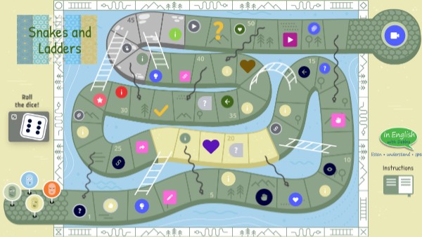 Hanukkah Snakes and Ladders | Genially