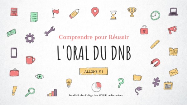 L'ORAL DU DNB | Genially