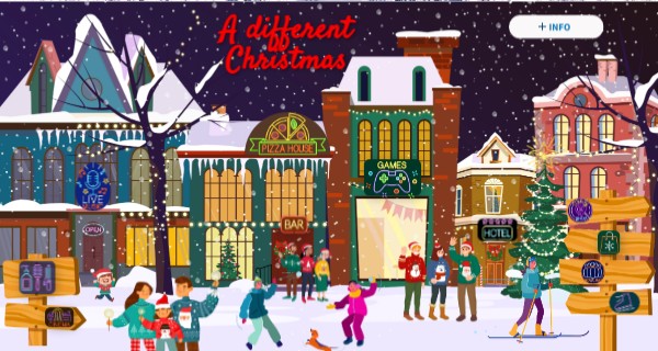 Christmas stories (writing) Interactive image | Genially