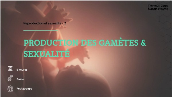 4e - gamète et sexualité | Genially