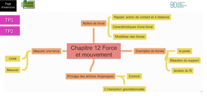 Chapitre 12 2nde Force et mouvement | Genially