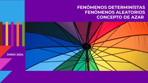 Fenómenos deterministas y aleatorios Concepto de azar | Genially