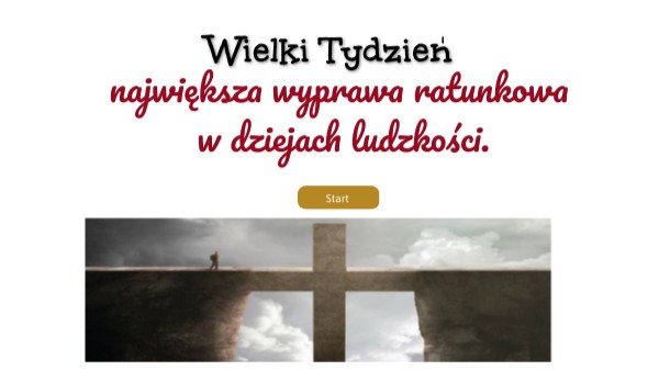 REKOLEKCJE WIELKI TYDZIEŃ | Genially