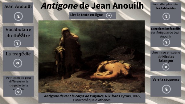 Antigone de Jean Anouilh | Genially