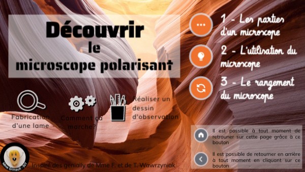 Microscope polarisant- mode d'emploi | Genially