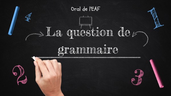 La question de grammaire | Genially