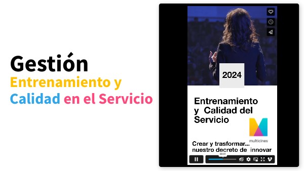 Presentación Gestión Entrenamiento y Calidad del Servicio | Genially