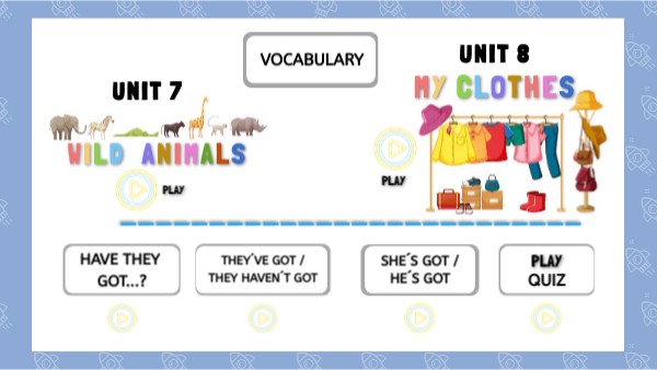 22-23_1ºEP_KID'S BOX -UNITS 7-8 | Genially