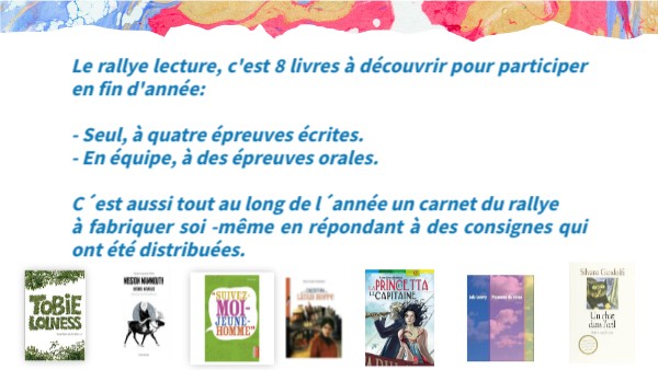 Rallye lecture | Genially