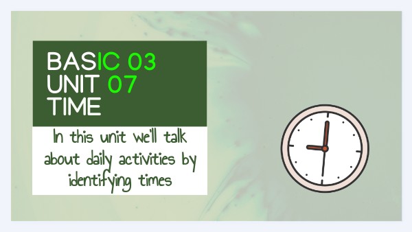 B03 - Unit 7 | Genially