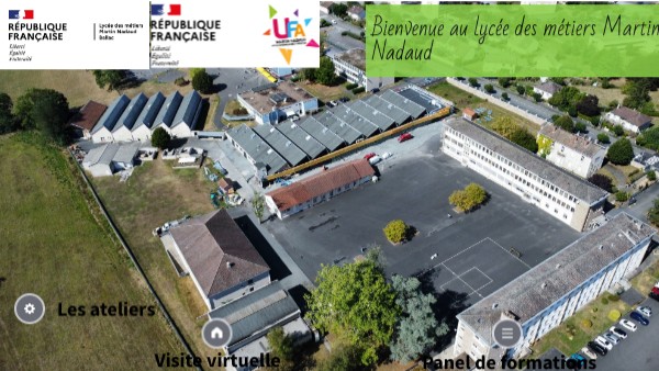 Visite du lycée Martin Nadaud | Genially