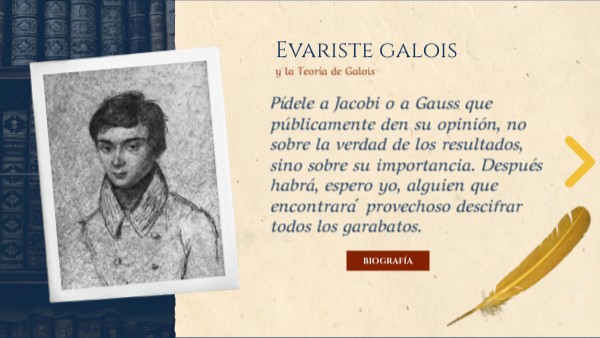 Évariste Galois | Genially