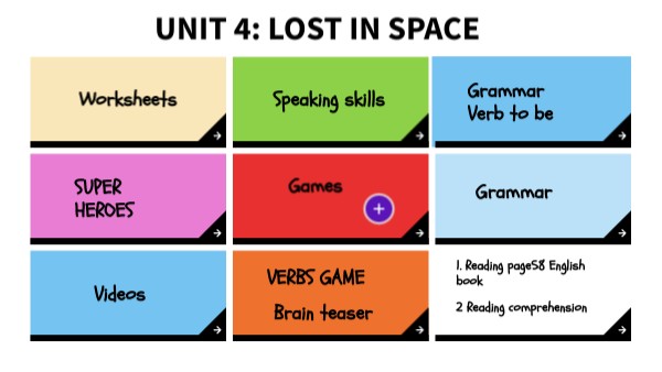 UNIT 4 LOST IN SPACE | Genially