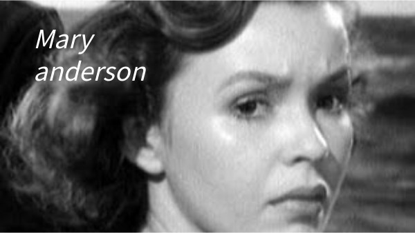 Mary Anderaon | Genially