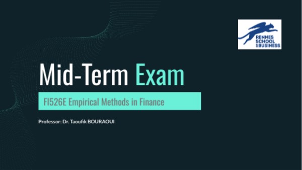 Mid-Term Exam (Gp 01) | Genially