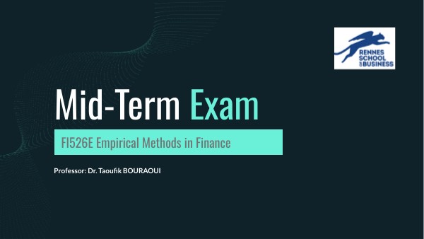 Mid-Term Exam (Gp 02) | Genially