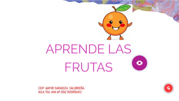 COLABORA. APRENDE LAS FRUTAS
