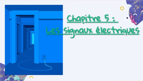 Prof Chapitre 5 Les signaux électriques 2 (Seconde) Partie 3 | Genially