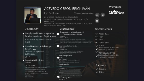 CV en Erick Iván