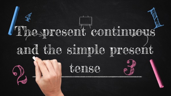 Simple present vs present continuous | Genially