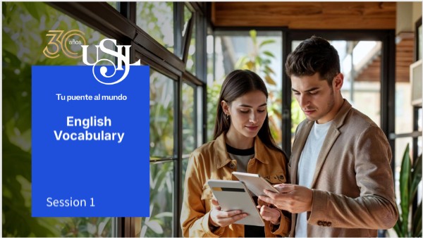 English vocabulary Lesson 1 | Genially