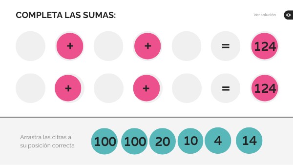 SUMAS IGUALES | Genially