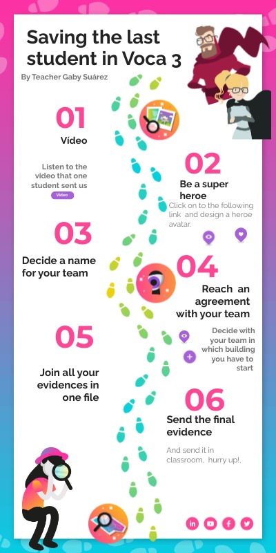 Game-Saving the last student in Voca 3 | Genially