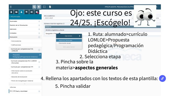 Programación Séneca | Genially