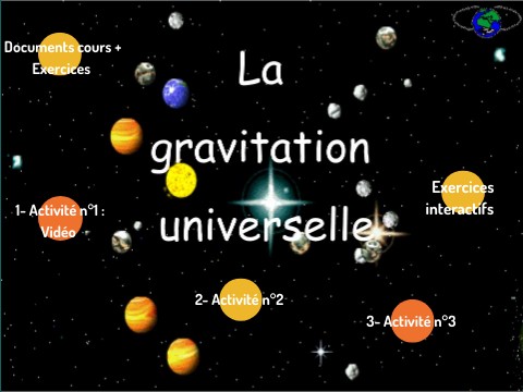 séquence 7 : La gravitation | Genially