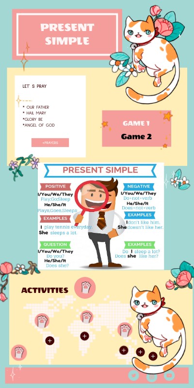 present simple | Genially