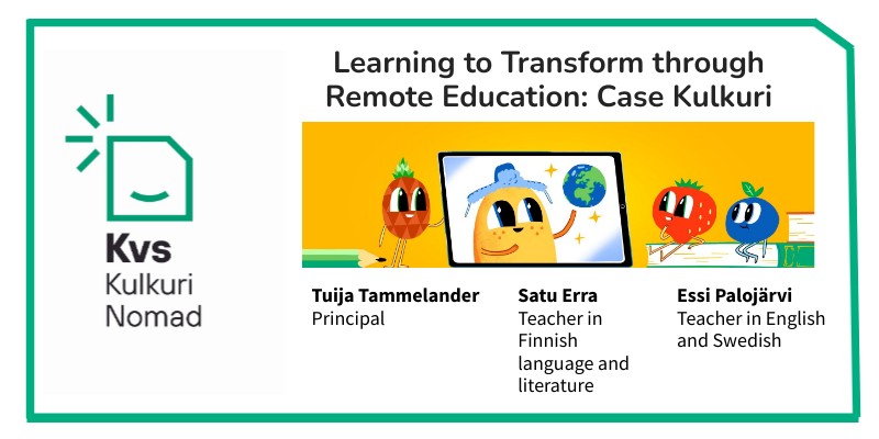 Learning to Transform through Remote Education: Case | Genially