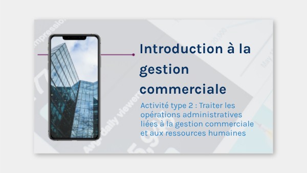 Gestion commerciale - EBP | Genially