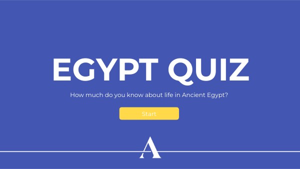 Ancient Egypt Quiz | Genially