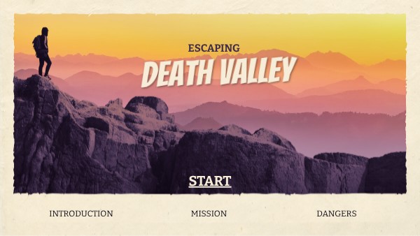 ENG 8: Escape Death Valley | Genially