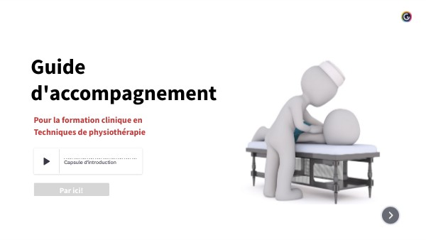 Guide d'accompagnement à la formation clinique | Genially