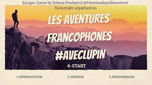 FLE Les aventures francophones #avecLupin | Genially