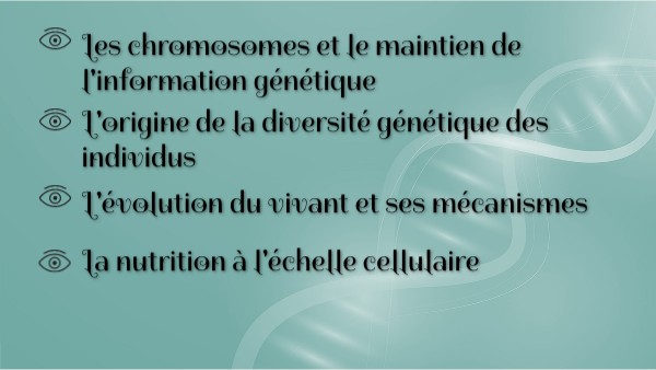 Le vivant et son évolution 3ème | Genially