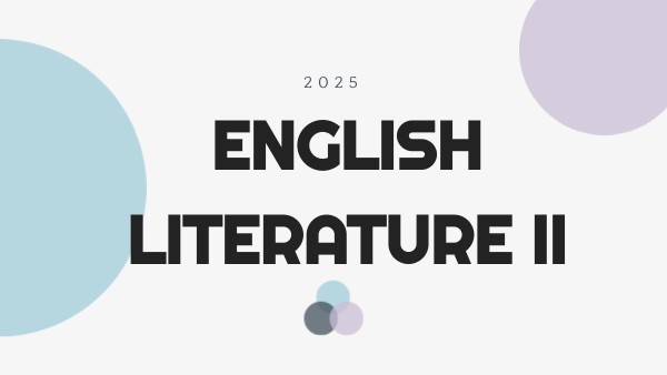 ENG Lit II Introduction | Genially