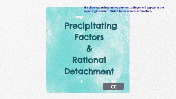 Precipitating Factors & RD