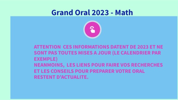 Grand Oral du bac | Genially