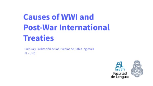2023 - WWI - causes and consequences | Genially