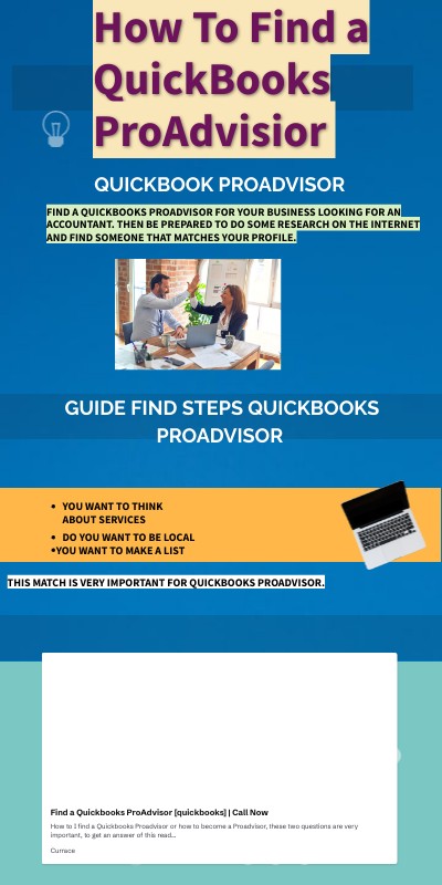 find a Quickbooks ProAdvisor | Genially