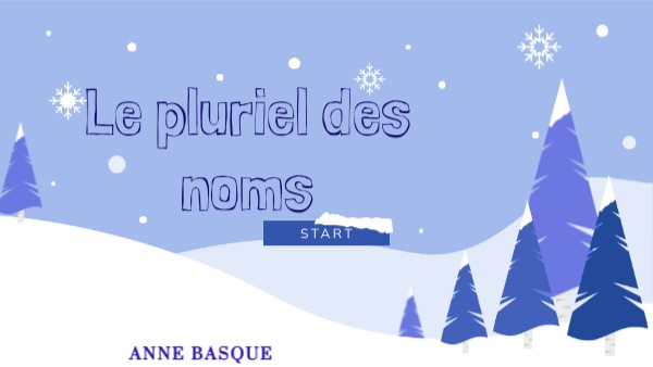 le pluriel des noms | Genially